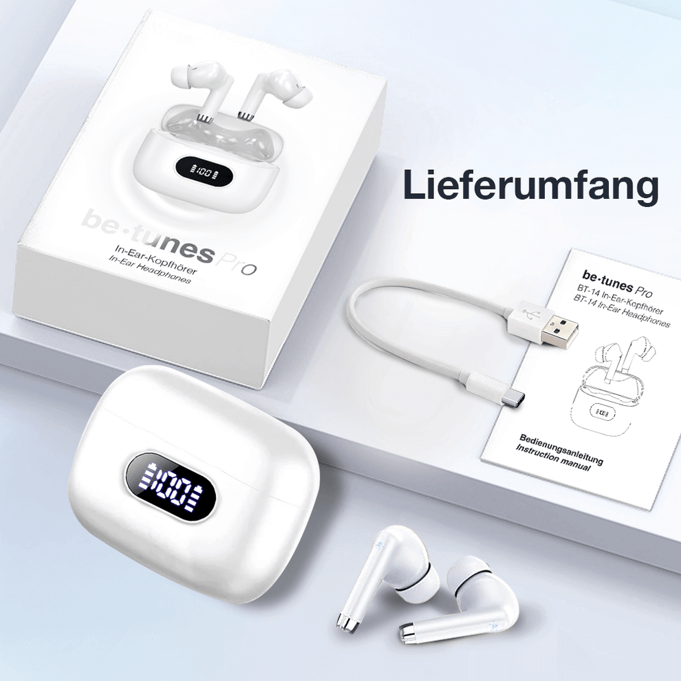 Be-Tunes Bluetooth In-Ear Kopfhörer PRO BT-14 – Be Tunes
